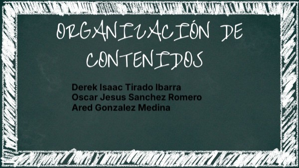 Presentación Pizarra