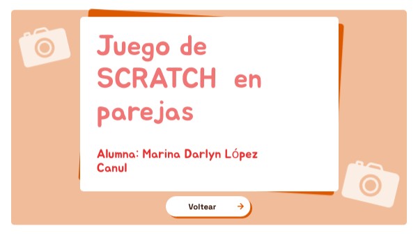 Actividad 9. Juego de SCRATCH en parejas