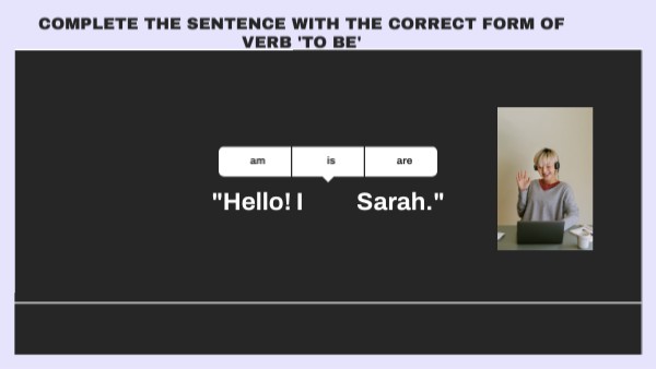 Quiz Verb to be | Genially