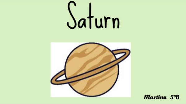 Saturn - Martina 5ºB