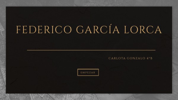 Federico García Lorca | Genially
