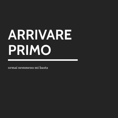 arrivare primo | Genially