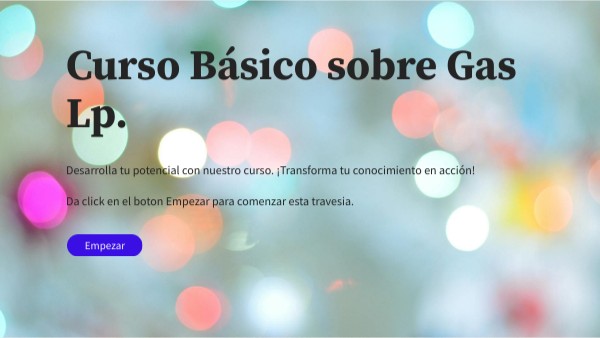 Curso Interactivo Básico de Gas Lp | Genially