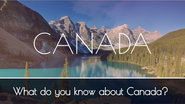 Introduction to Canada 24 | Genially