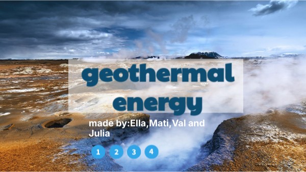GEOTHERMAL ENERGY