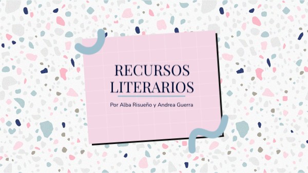 Presentación Recursos Literarios | Genially