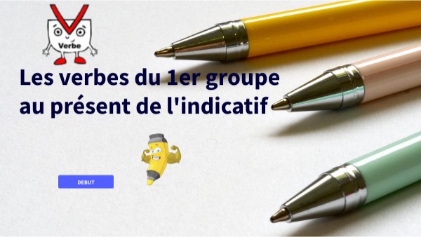 Verbes du premier groupe au présent