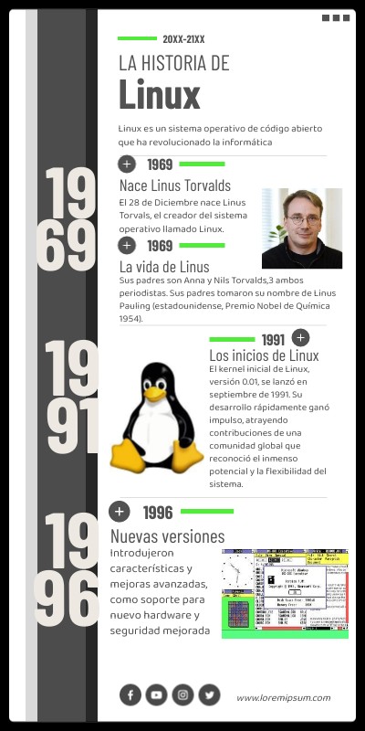 Infografía Décadas | Genially