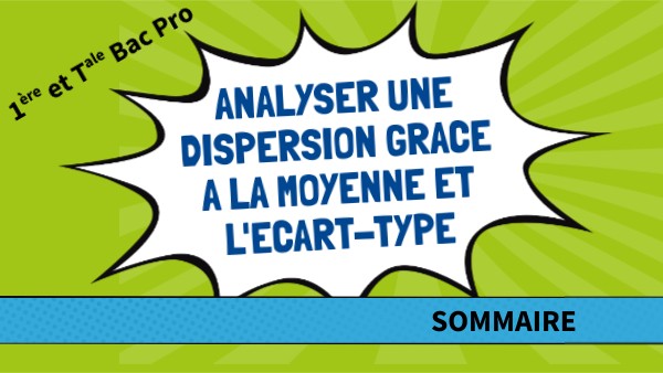 ANALYSER UNE DISPERSION AVEC MOYENNE | Genially