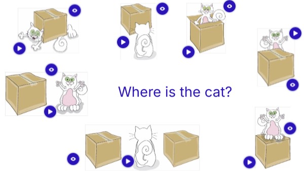 Where is the cat? (positions)