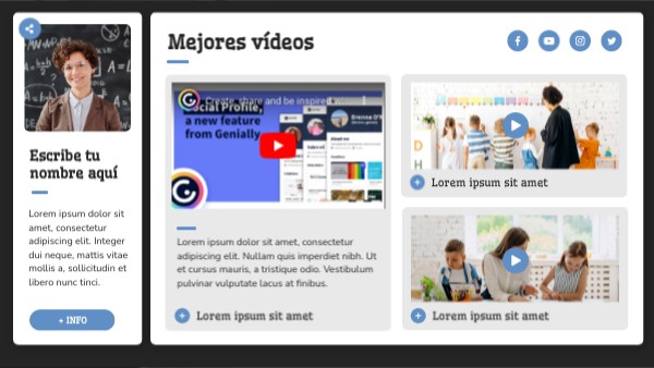 INFO TOP VÍDEOS EDU | Genially