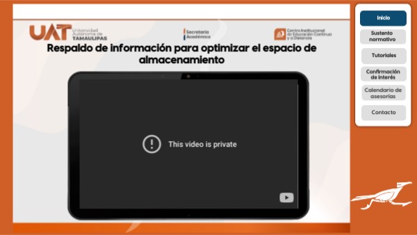 Respaldo de información para optimizar el espacio de almacenamiento | Genially