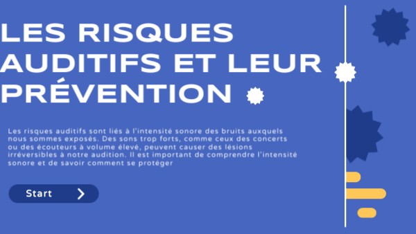 Les risques auditifs et leur prévention