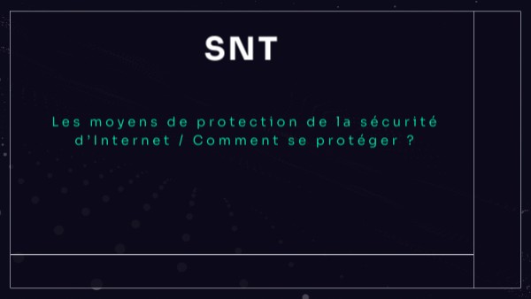 Présentation technologie numérique