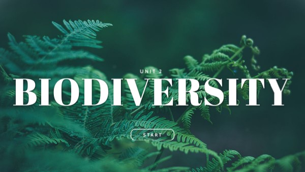 UNIT 2. BIODIVERSITY