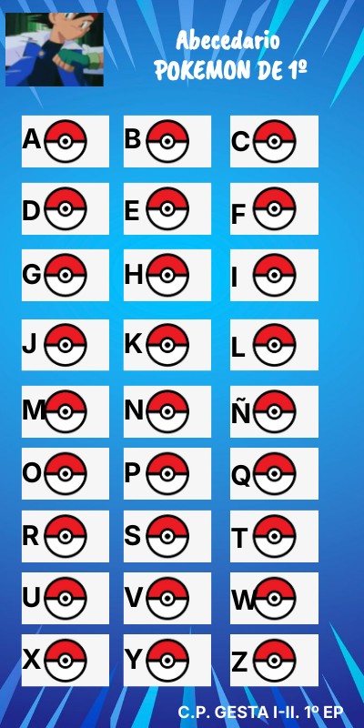 ABECEDARIO POKEMON