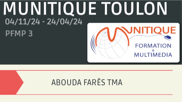 ORAL PFMP 3 (ACTIVITÉ 2)