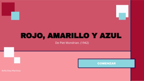 Rojo, amarillo y azul