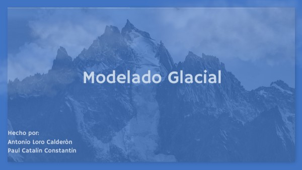PRESENTACIÓN Modelado glacial | Genially