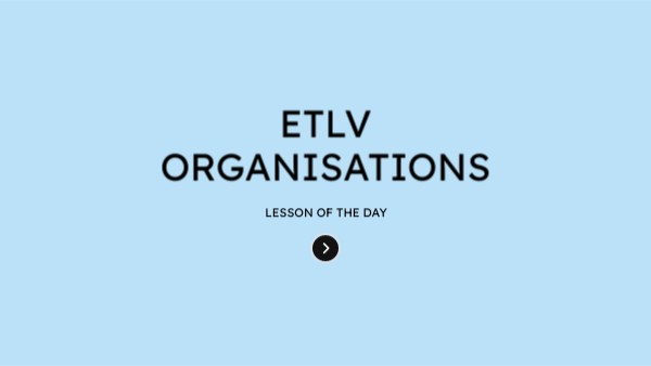 ETLV - Organisations | Genially