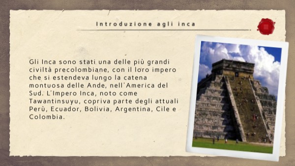 la popolazione degli inca: Storia | Genially