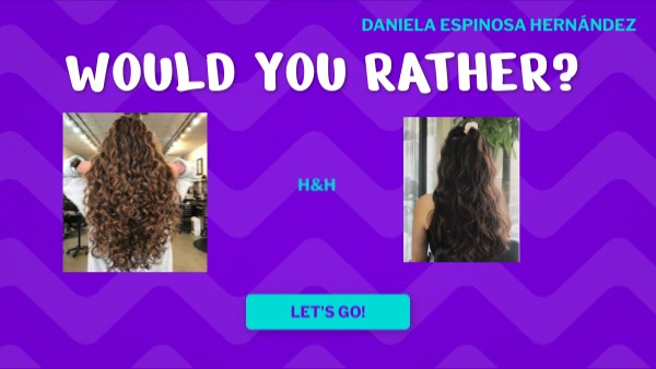 Would You rather Game