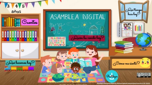 Asamblea Interactiva Infantil- 3, 4, 5 años | Genially