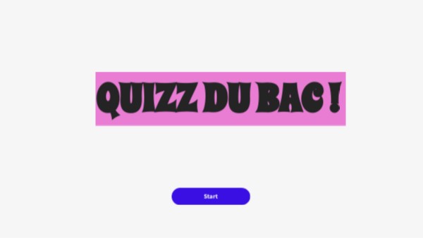 Quiz interactif basique