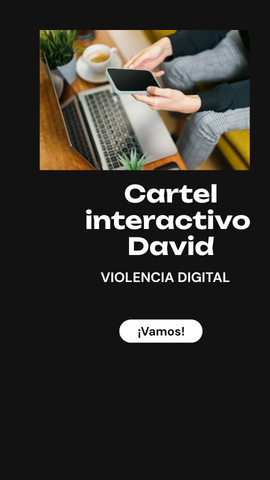 CARTEL INTERACTIVO VIOLENCIA DIGITAL