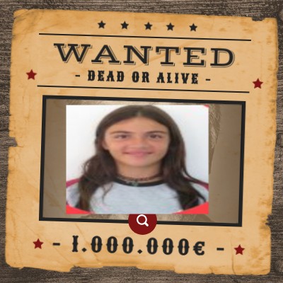 Wanted interactive card | Genially