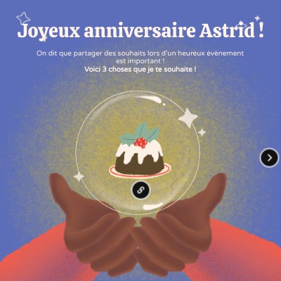 Joyeux anniversaire Astrid ! | Genially