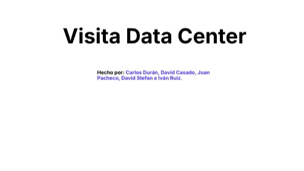 Data Center | Genially