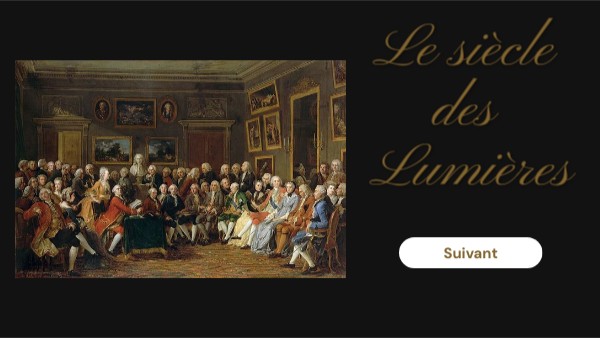 Le siècle des Lumières