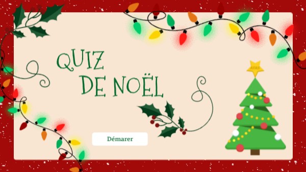 Quiz de Noël