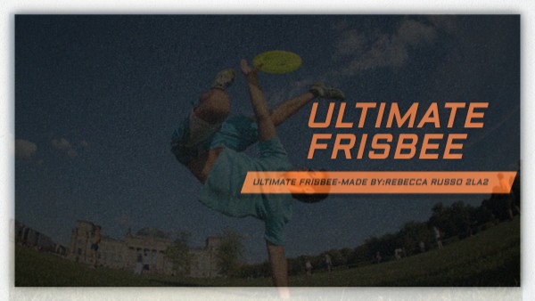 Presentazione sul Frisbee