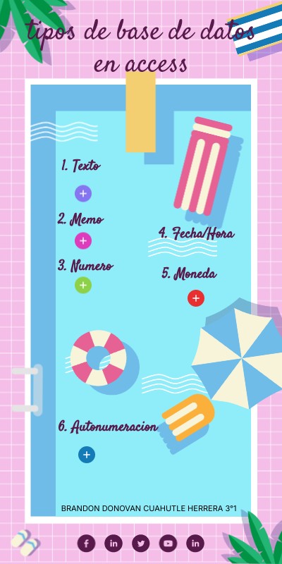 TIPOS DE BASE DE DATOS EN ACCESS