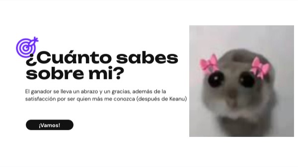¿Quién me conoce más? | Genially
