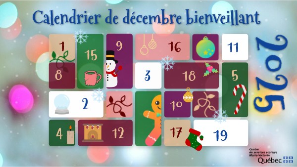 Calendrier avent 2025 | Genially