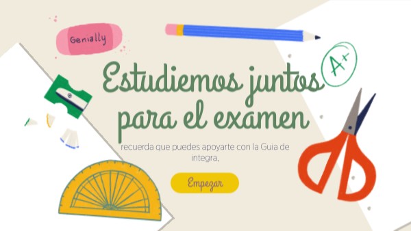 estudiemos juntos para el examen | Genially