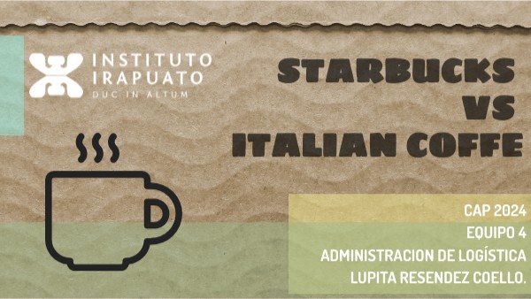 Starbucks vs Italian Coffee | Genially