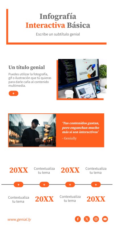 Infografía Interactiva Básica | Genially
