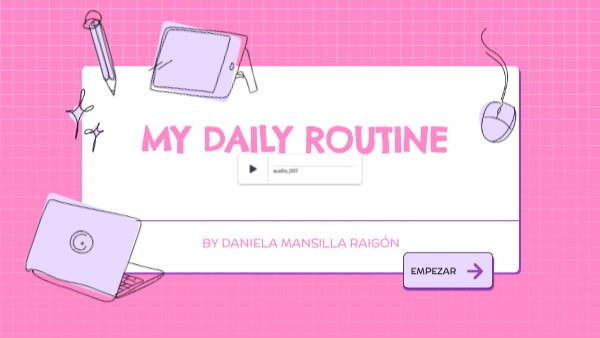 MY DAILY ROUTINE | Genially