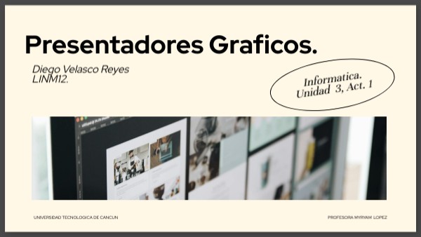 10 presentadores graficos, DIEGO VELASCO REYES | Genially