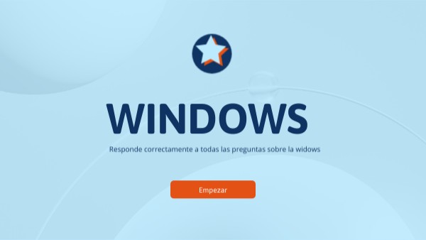 Quiz Windows | Genially
