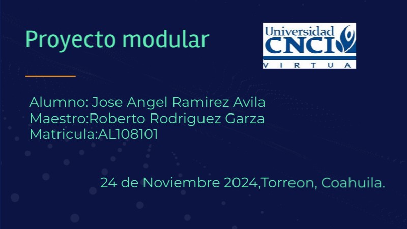 proyecto modular | Genially