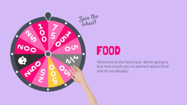 Review Food- Question | Genially