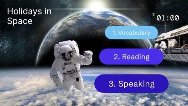 Reading 2nd ESO. Holiday in space. | Genially