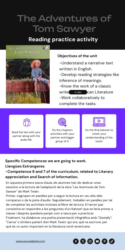 The Adventures of Tom Sawyer Task 1