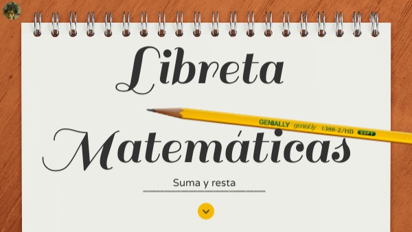 Libreta matemáticas | Genially