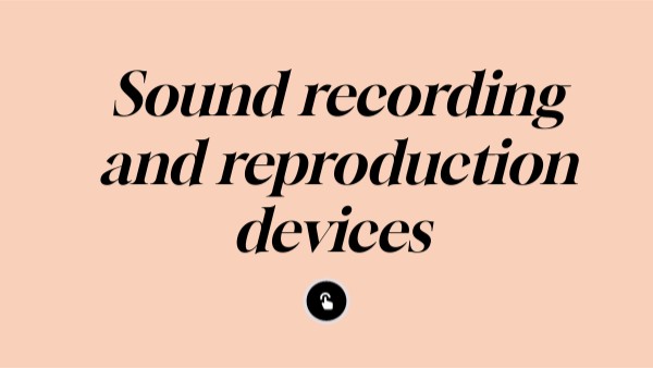 Reproductions and record devices